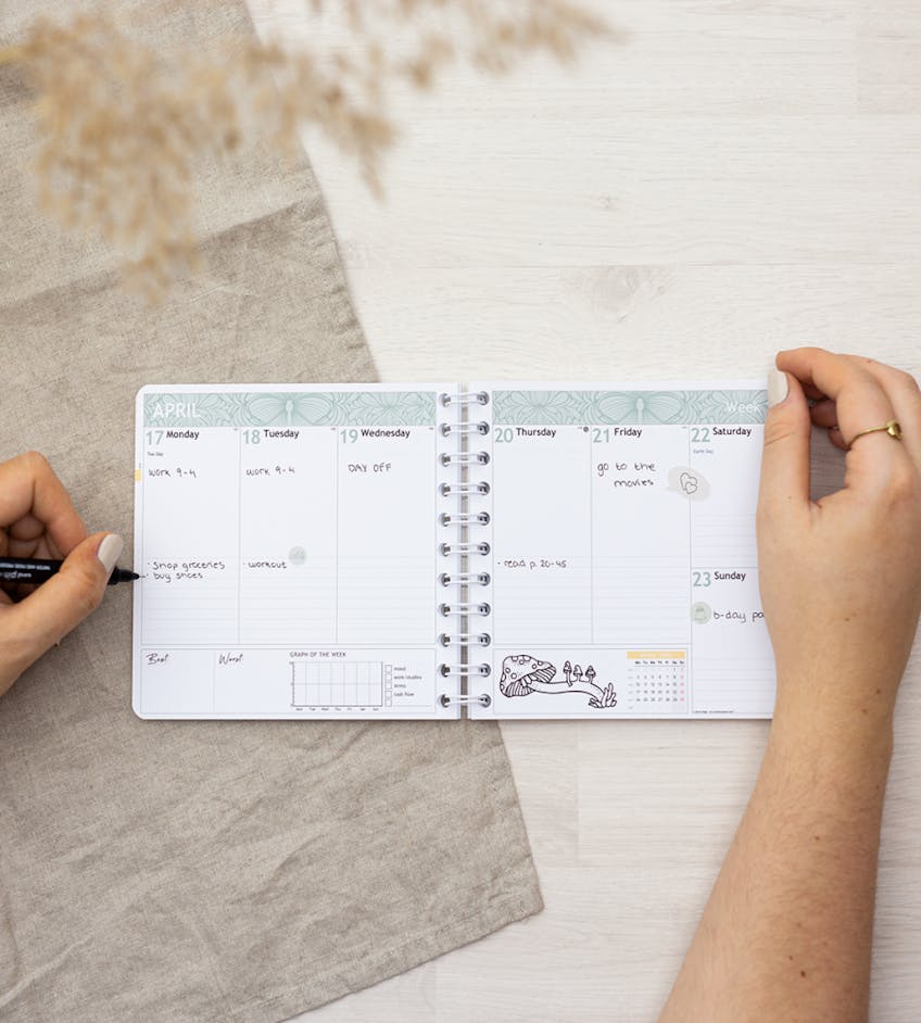 Personlig Almanakk - Størrelse MELLOM