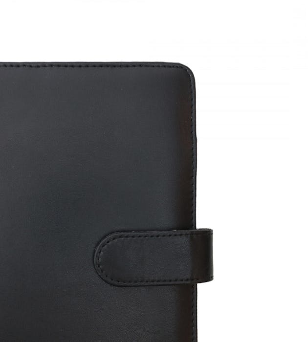 Ring Binder for Organizer - Size A5 - Black - smooth