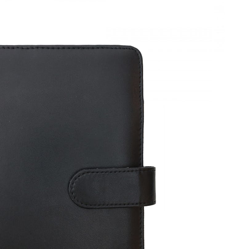 Ring Binder for Organizer - Size A5 - Black - smooth