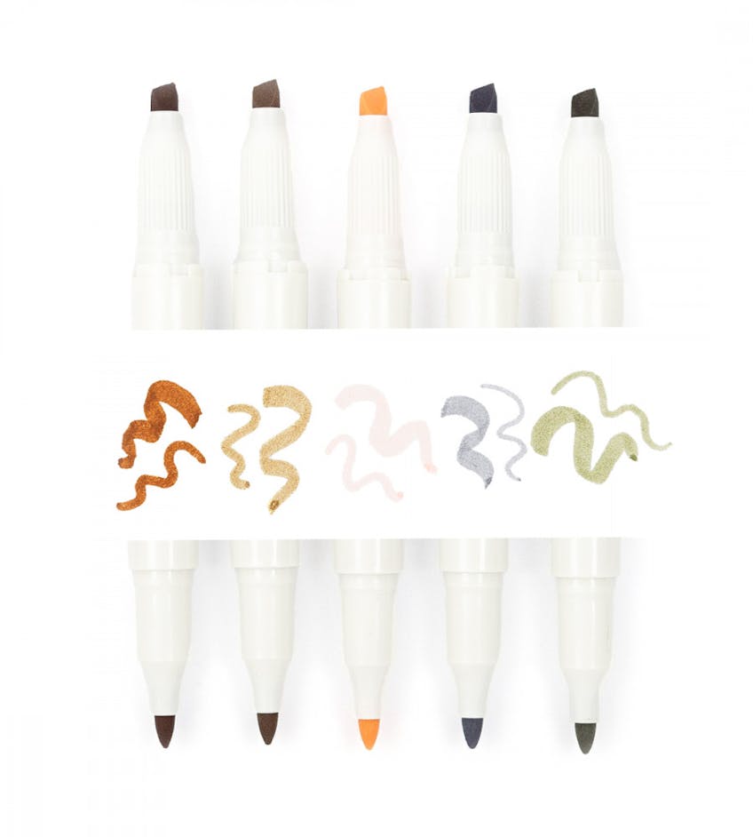 Highlighter Zebra Mildliner Neutral Set 5 Pack