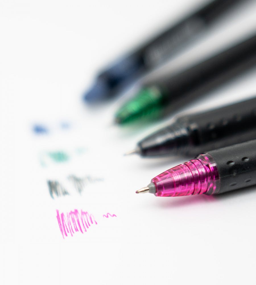 Pilot Frixion Point Clicker 0.5 - 4-pack - Smidigt och snyggt