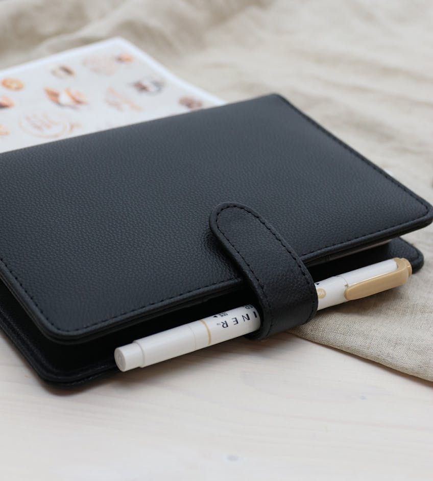 Ring Binder - Organizer Personal - Black | Personal Planner