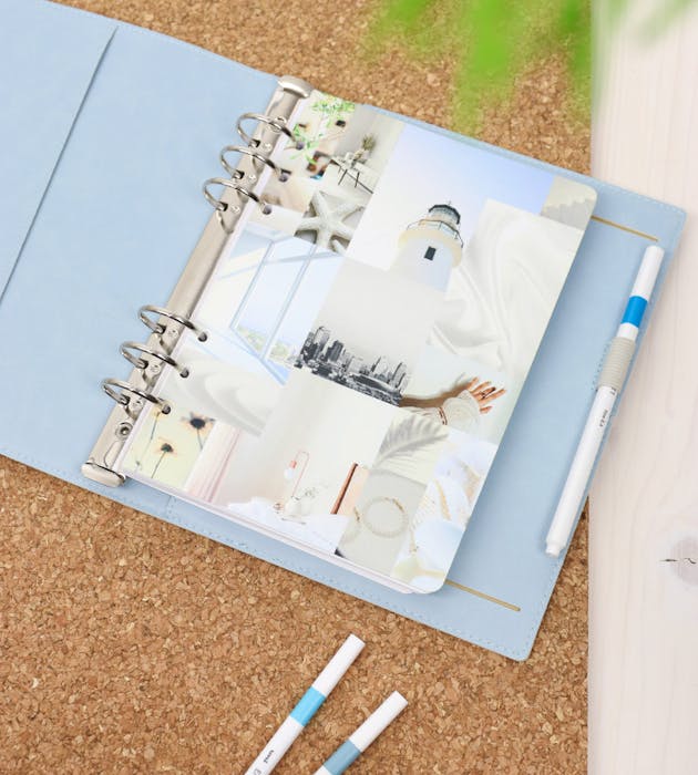 Ring binder from Filofax for A5 organiser - Pale Blue