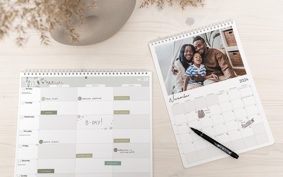 Create a custom family wall planner for 2025 - Personal Planner