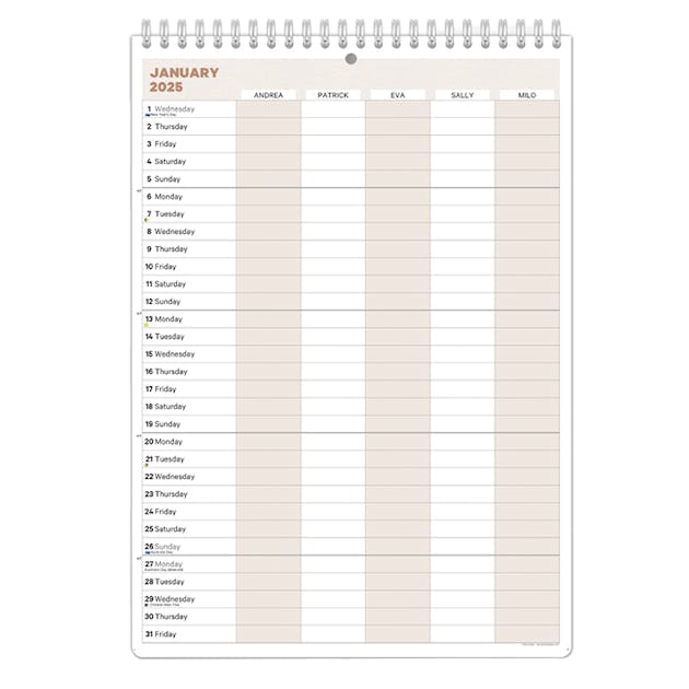 Personlig Almanacka - Skapa din egen unika almanacka online